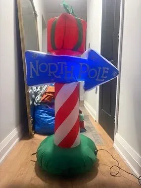 Holiday | Inflatable North Pole Christmas Decoration W Lights | Poshmark